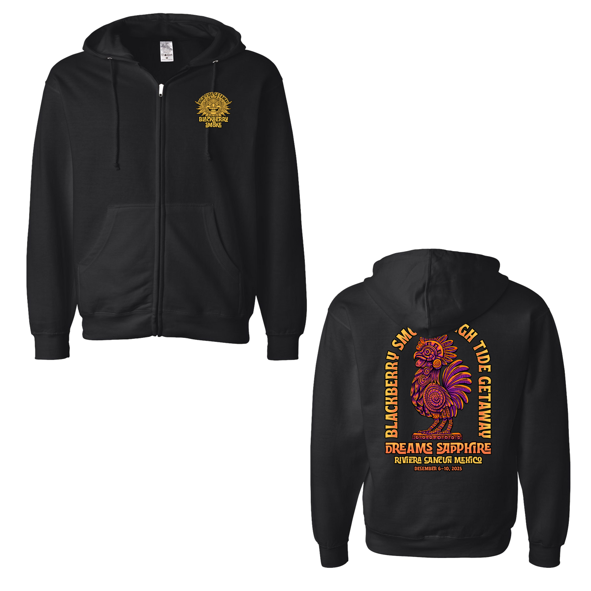 High Tide Getaway 2025 Zip up Hoodie – Cloud 9 Adventures Store